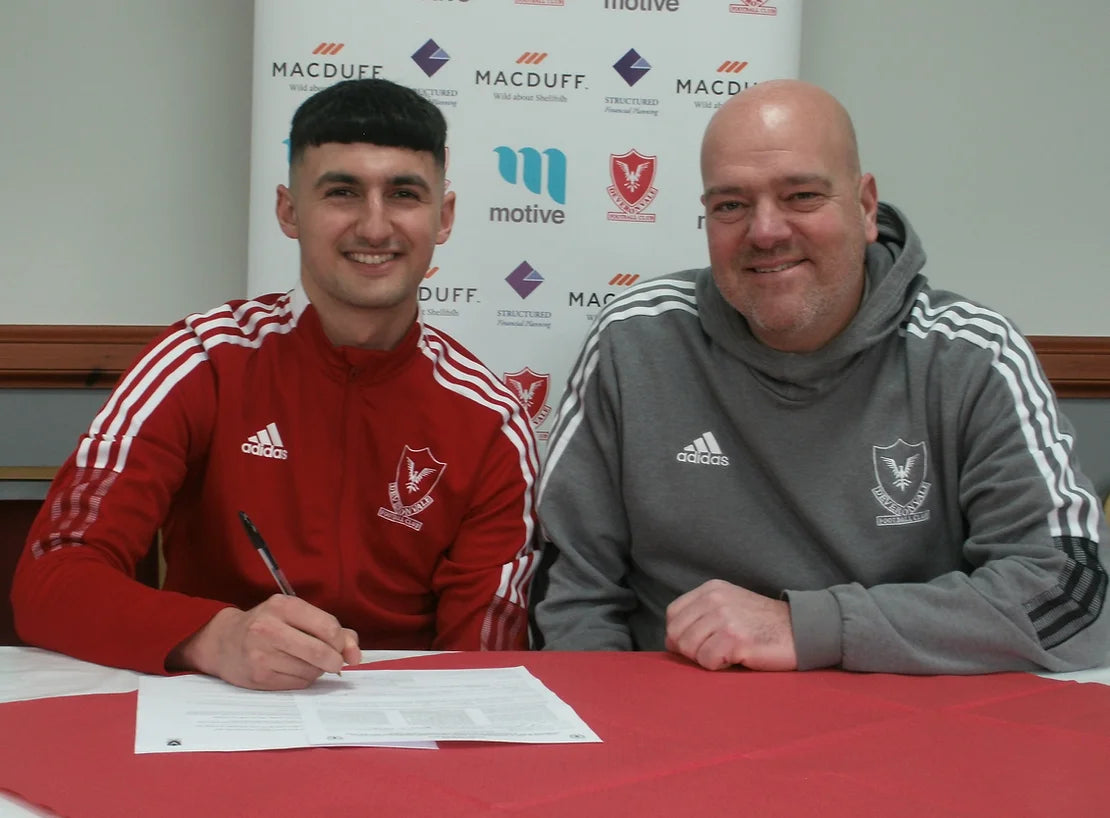 Max Extends His Contract – Deveronvale Football Club